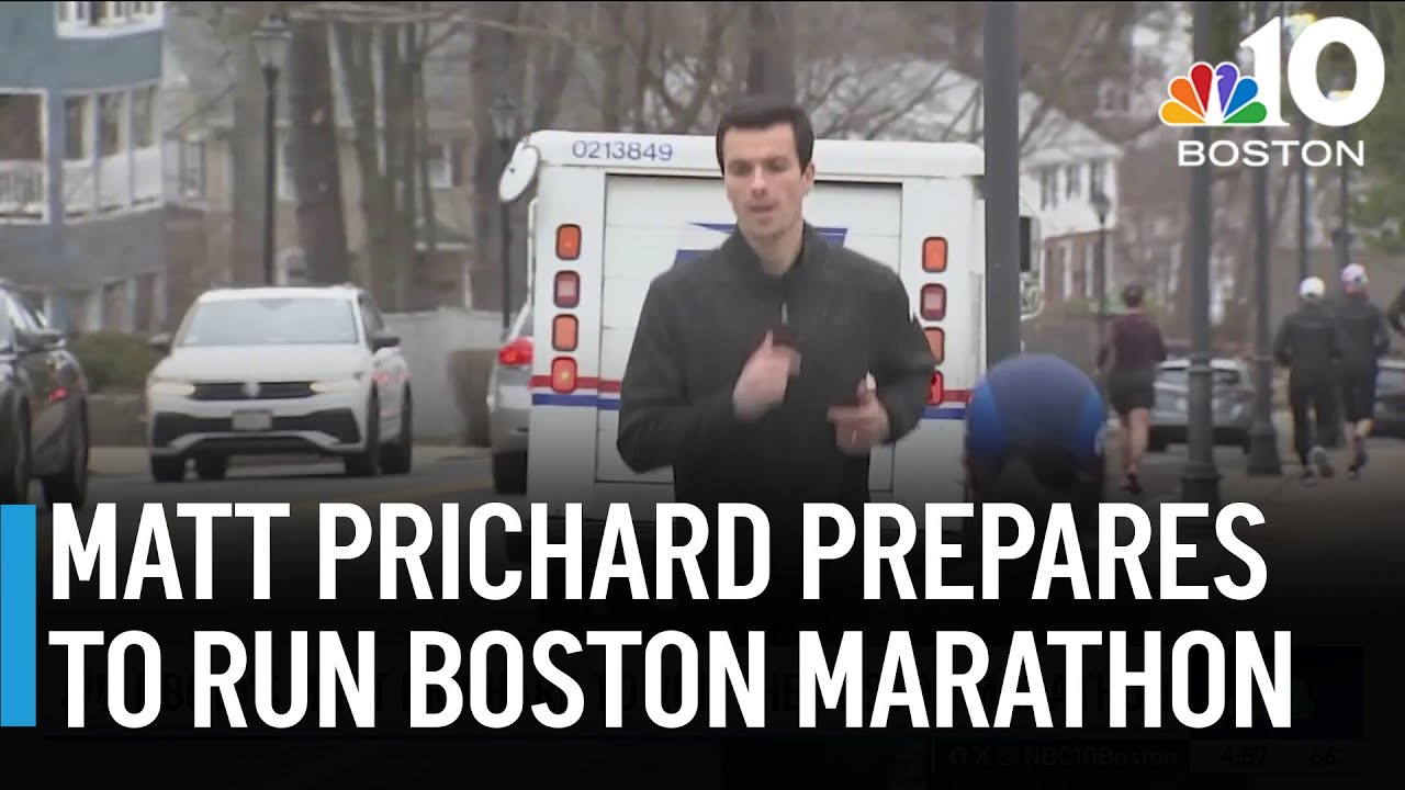NBC10 Boston's Matt Prichard prepares to run Boston Marathon - YouTube