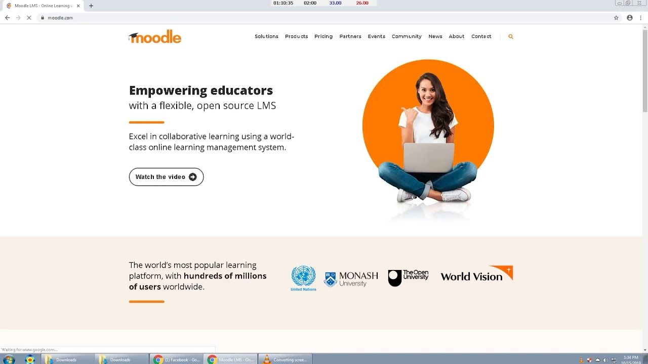 how to log in for moodle? - YouTube