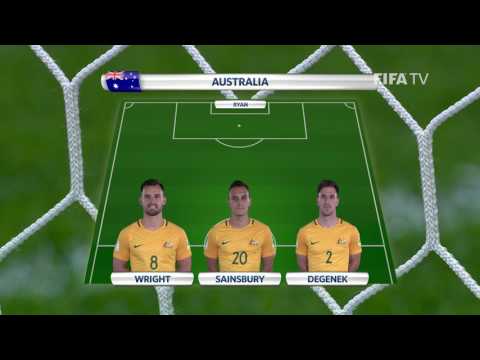 Match 7: Cameroon v. Australia -Team Lineups - FIFA Confederations Cup 2017