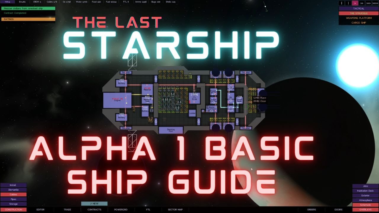 Tutorial for building a basic ship with life support, how to dock, and ...
