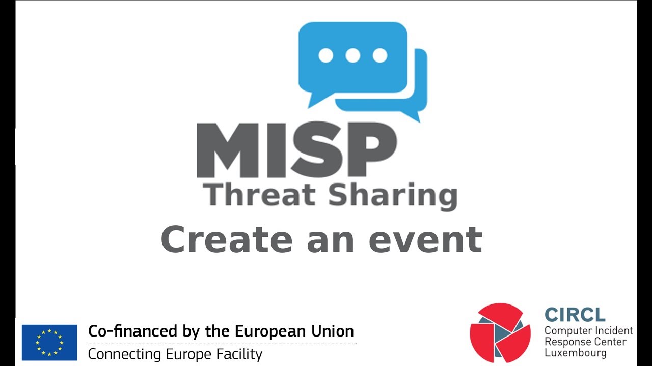 MISP Tutorial - Create an Event - Part1 - YouTube