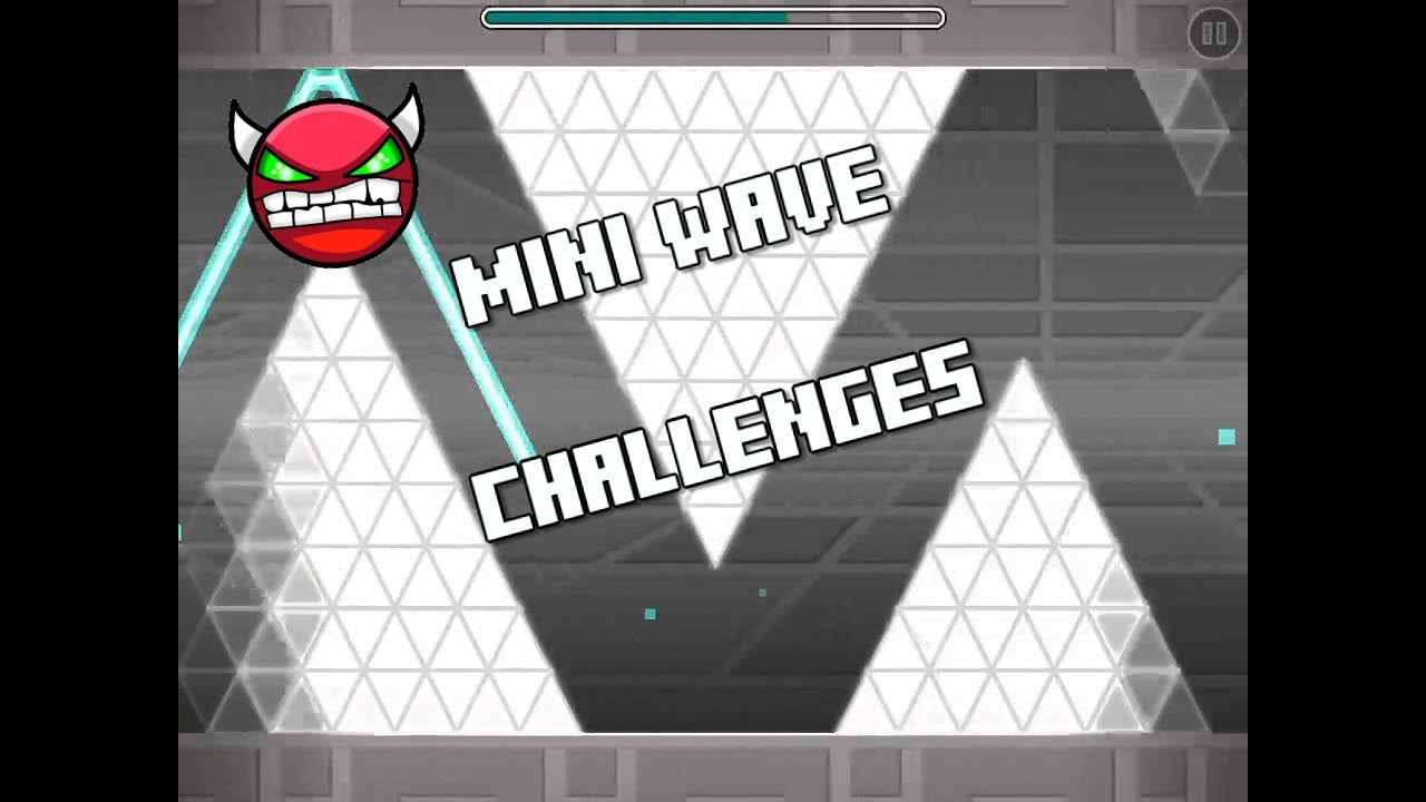 [Geometry Dash] Mini Wave Challenges - YouTube