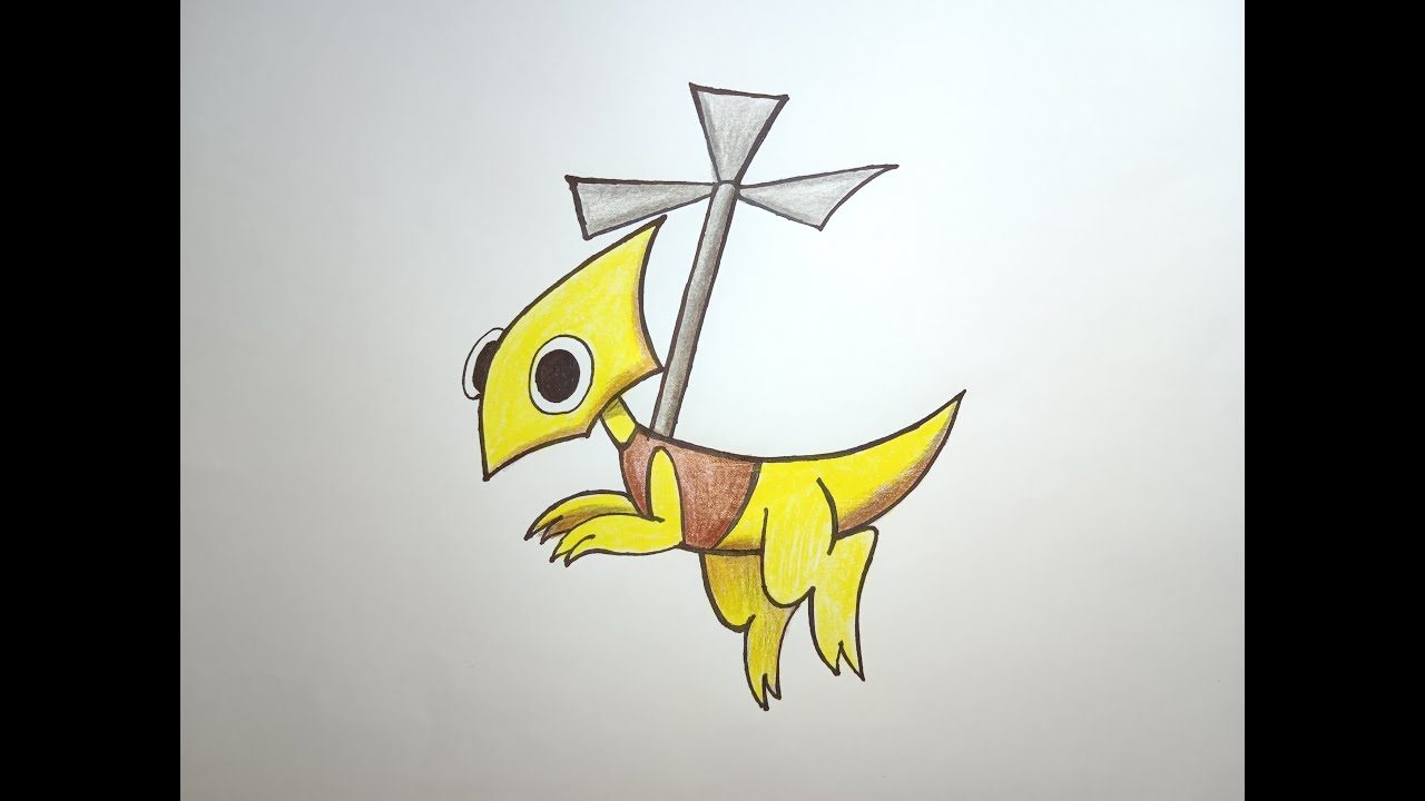 How to draw Yellow from Rainbow Friends - YouTube