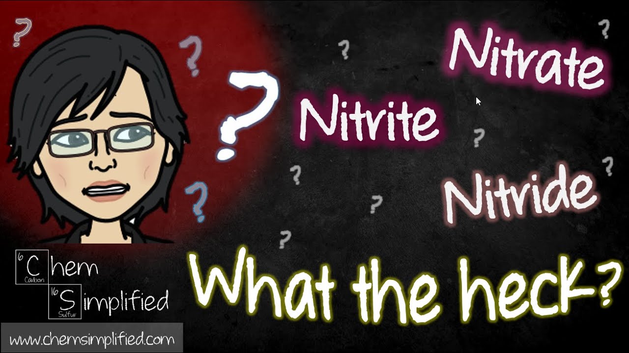 Nitrate Nitrite Nitride Ate Ite Ide Monoatomic And Polyatomic Ions nitrate-nitrite-nitride-ate-ite-ide-monoatomic-and-polyatomic-ions