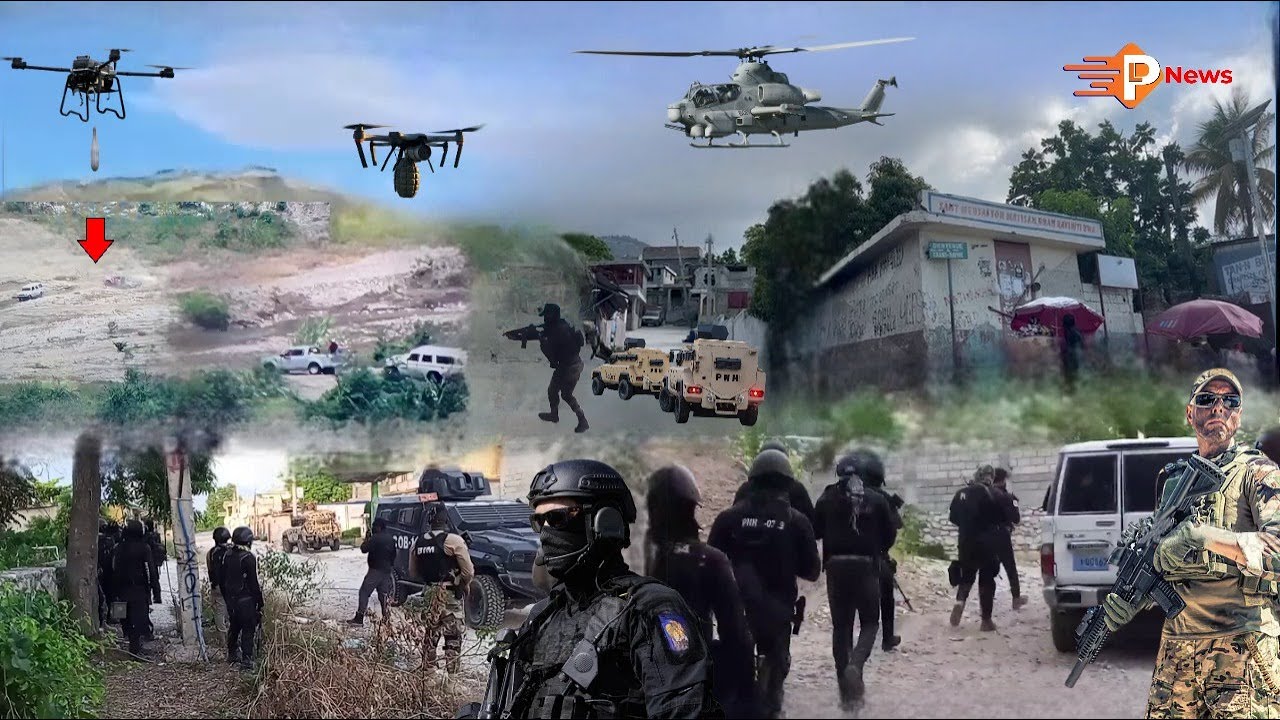 Video 2 solda pote Vitelom ap kouri anba bal lapolis, Vitelom pran bal ...