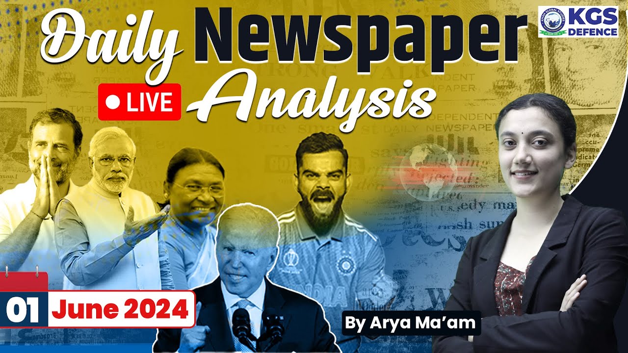 01 June 2024 || Daily News Paper Analysis || Daily News Analysis ...