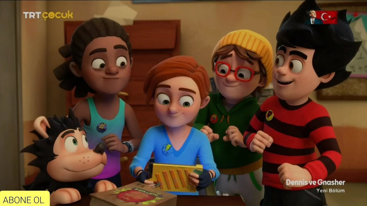 DENNİS VE GNASHER 58.BÖLÜM REKABET TRT ÇOCUK - YouTube