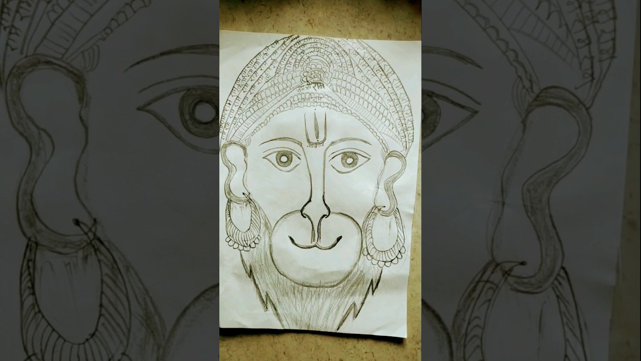 Mangal murti sree Hanuman ji ki sundar drawing ️😍#shorts #drawing #art ...