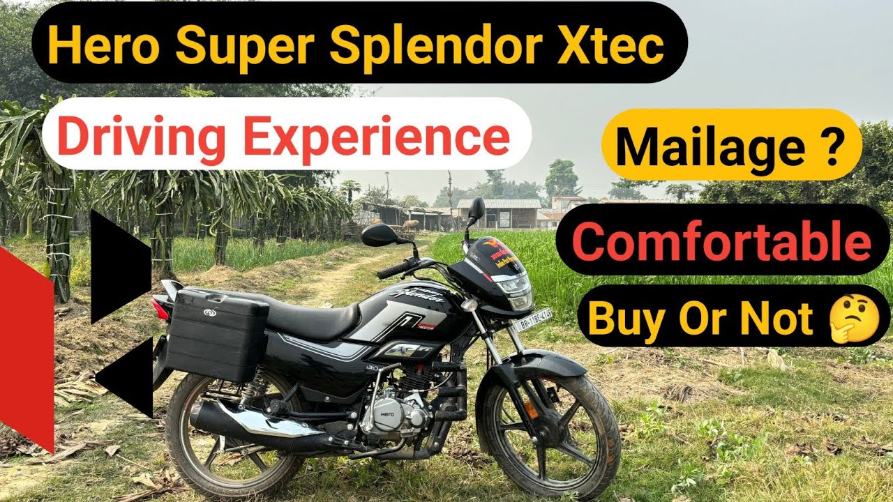 2024 Hero Super Splendor Xtec Driving Experience | Mailage ? | Buy Or ...