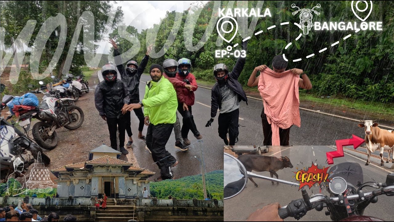 Karkala to Bangalore bike ride EP:-03 / Jain temple varanga,hebri ...