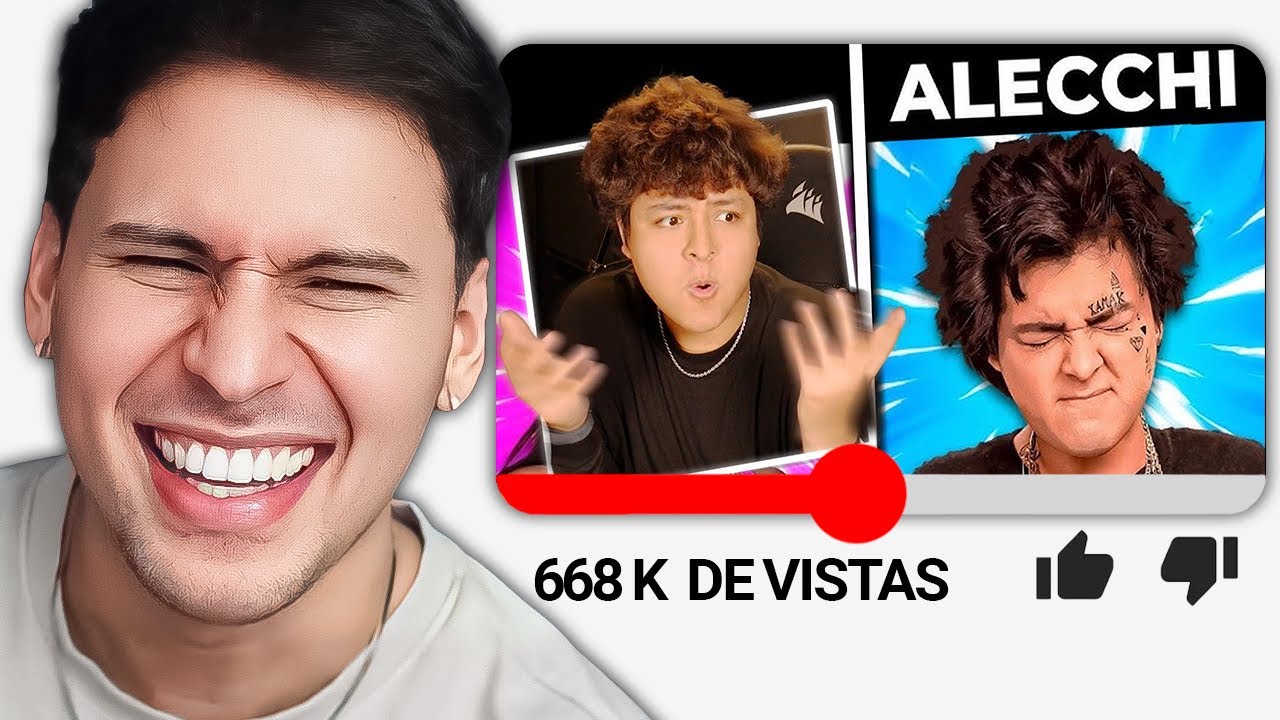 REACCIONANDO a la REACCIÓN de ALECCHI a mi vídeo 😳 - YouTube