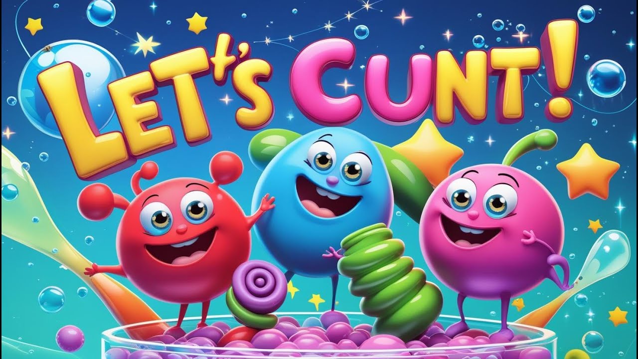 Let’s Count with Funny Bacteria! | Numbers 1 to 10 Song for Kids | Cute ...