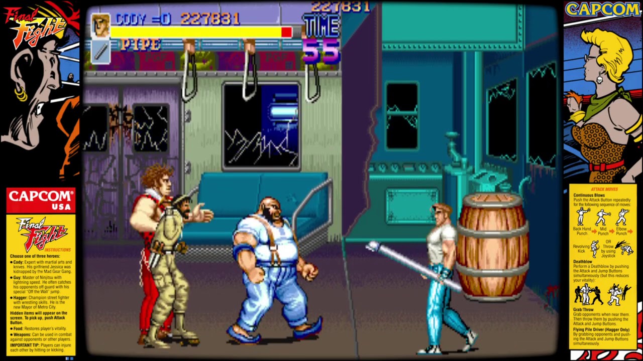 Final Fight (Cody) gameplay - YouTube