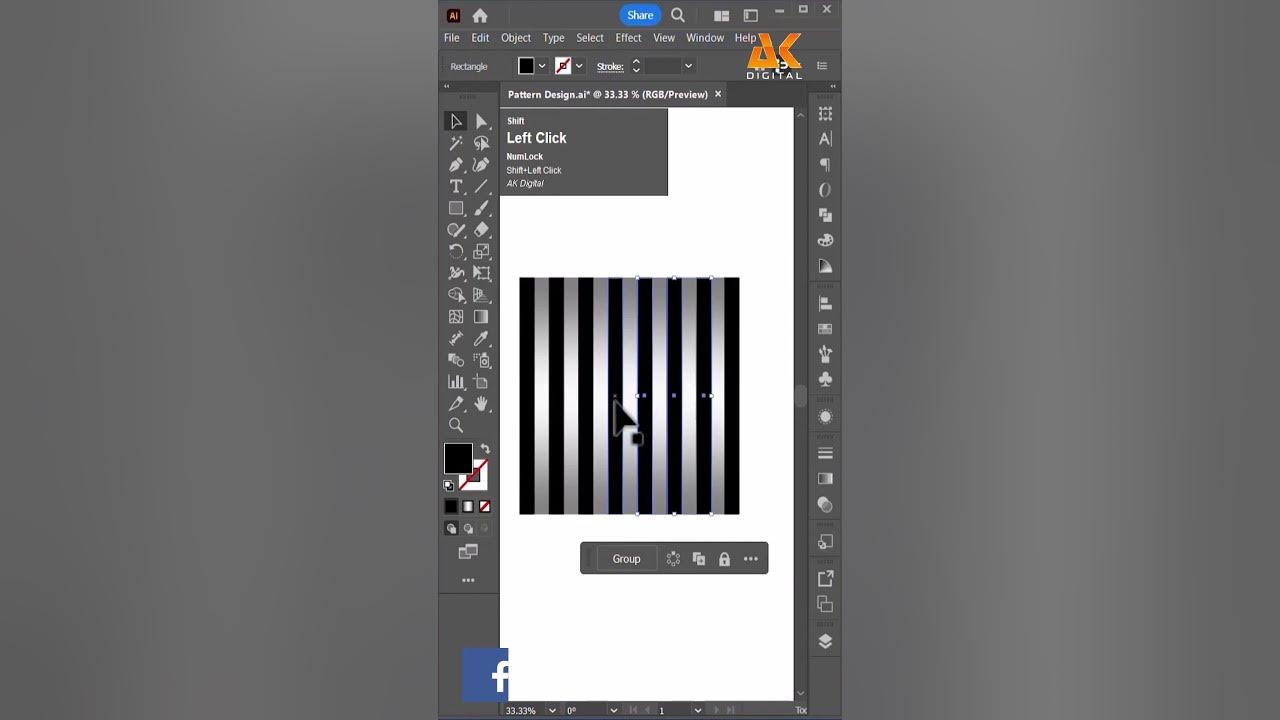 How to Design Pattern in Illustrator | Adobe Illustrator Tips and Tricks for Beginners | AK ...