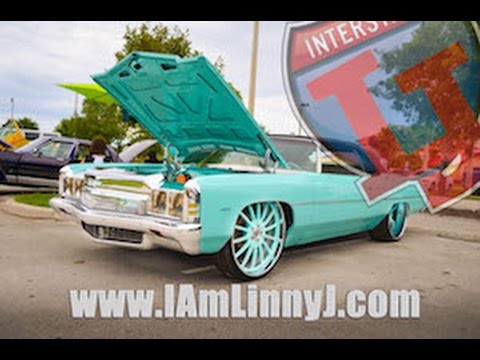 Tiffany Blue 1972 Chevy Impala on 26x14 Forgiato Wheels: Linny J - YouTube