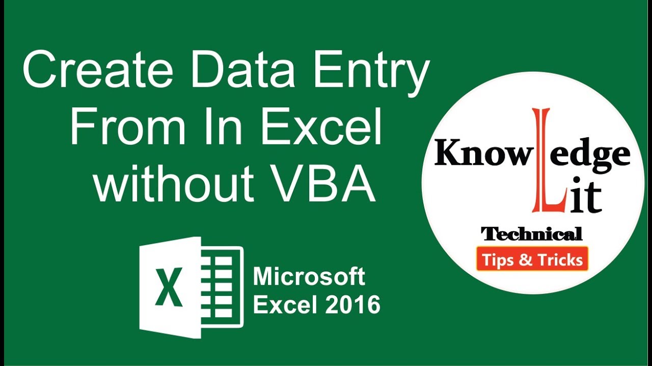 Create Data Entry Form In Excel YouTube create-data-entry-form-in-excel-youtube