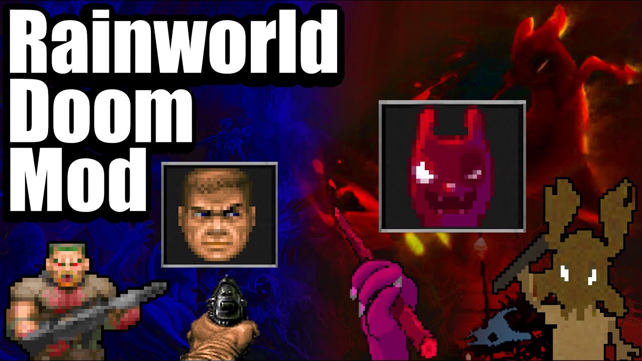 I made a Rain World Doom Mod! / ArtiDoom.wad - YouTube