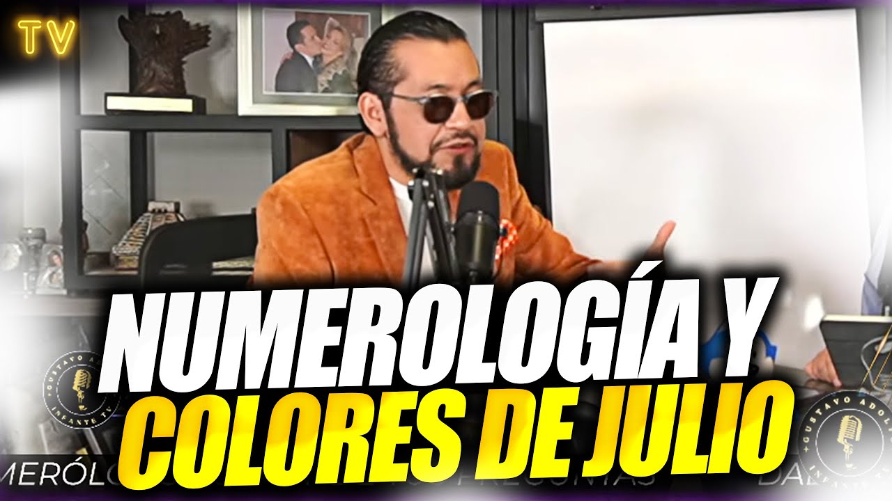 Numerología y COLORES de Julio | Numerólogo Alejandro Fernando - YouTube