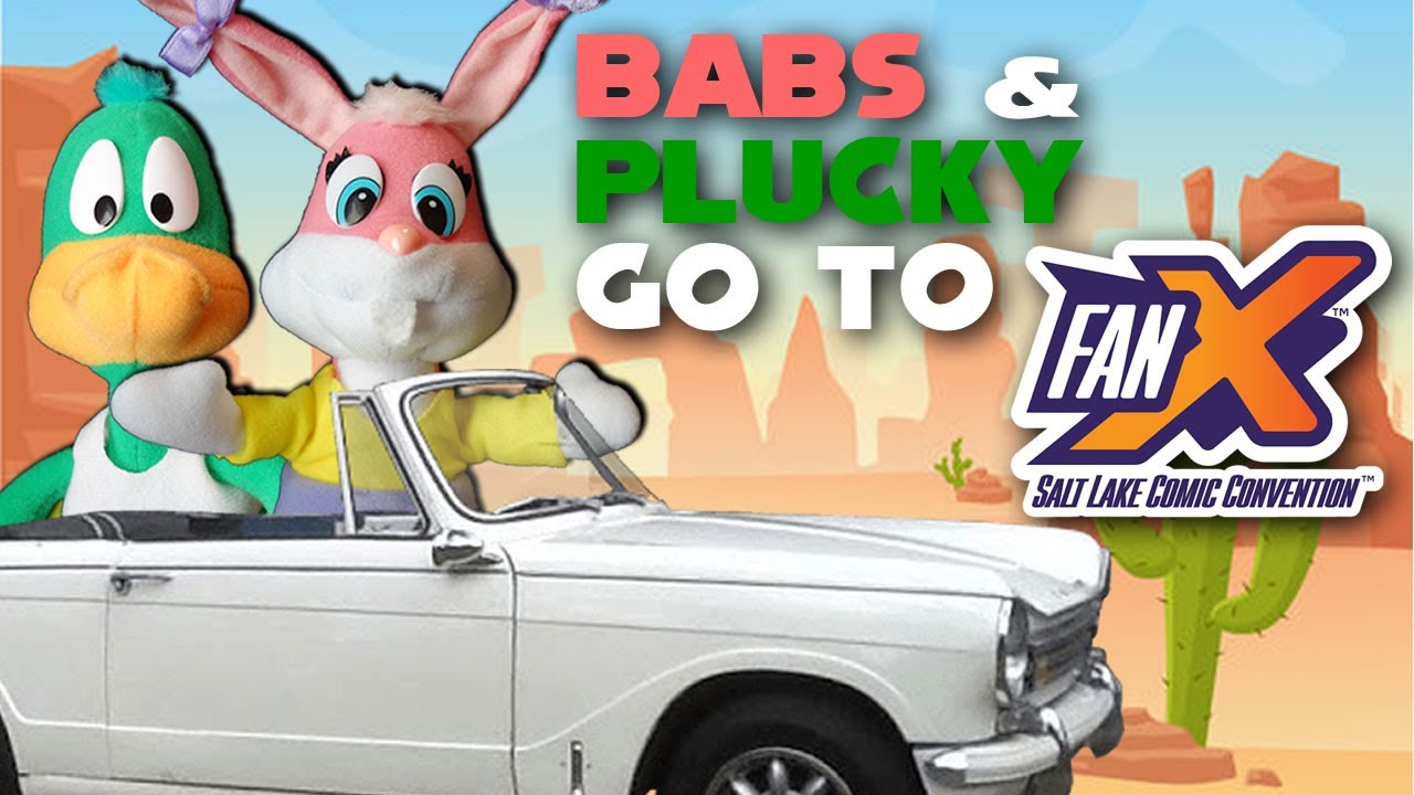Babs & Plucky Go To A Convention - Tiny Toon Plush-ventures - YouTube