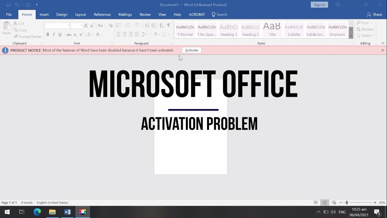 How To Activate Microsoft Office Free 2021 l MS office activation - YouTube
