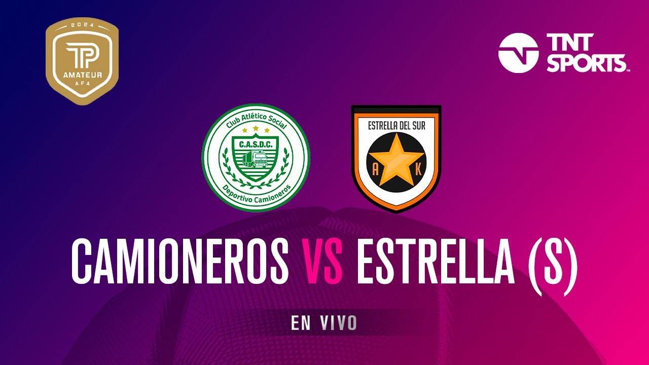 Camioneros vs. Estrella del Sur EN VIVO - Fecha 10 Torneo Promocional Amateur 2024 - YouTube