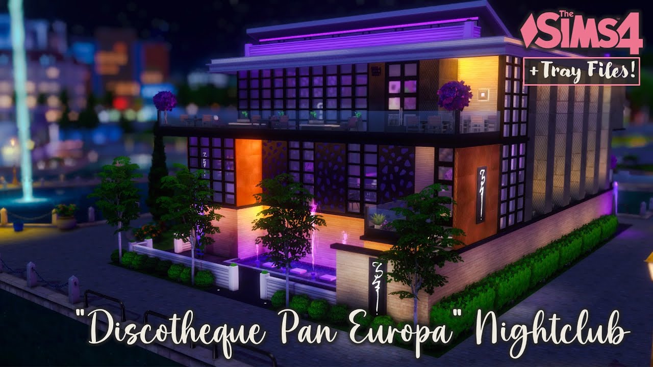 RENOVATING "Discotheque Pan Europa" Nightclub | The Sims 4 Stop Motion ...
