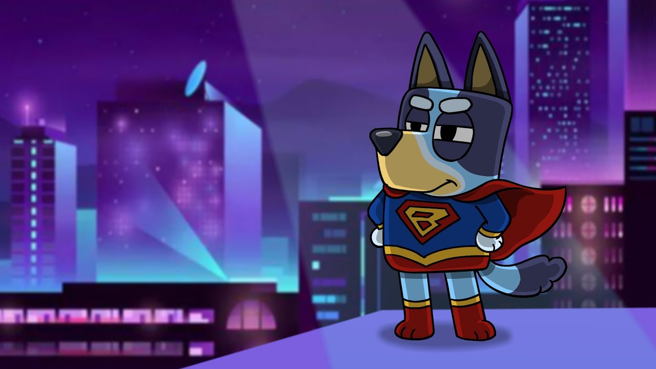 The Super Bluey | Drawing Process - YouTube