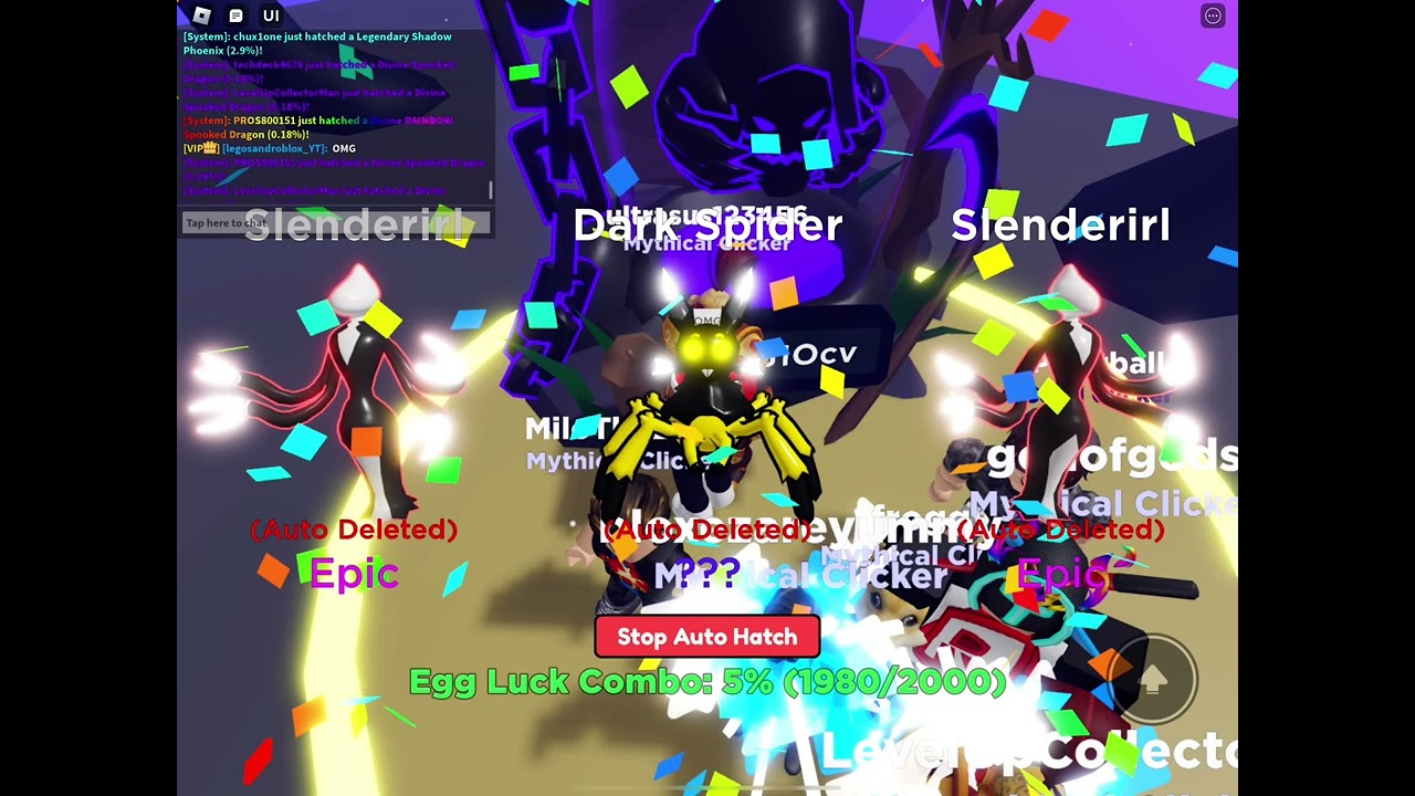 I Hatched a Rainbow Spooked Dragon!! Clicker Simulator (Roblox) - YouTube