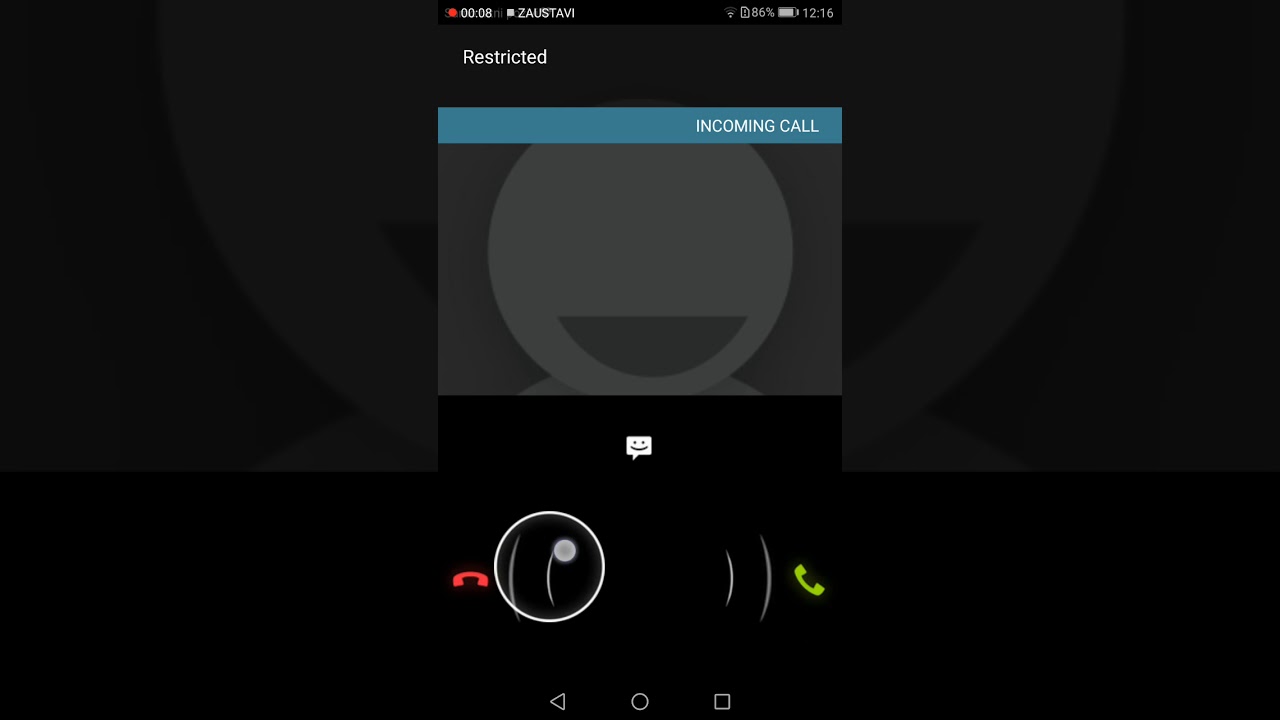 Android 4.0 incoming call - YouTube