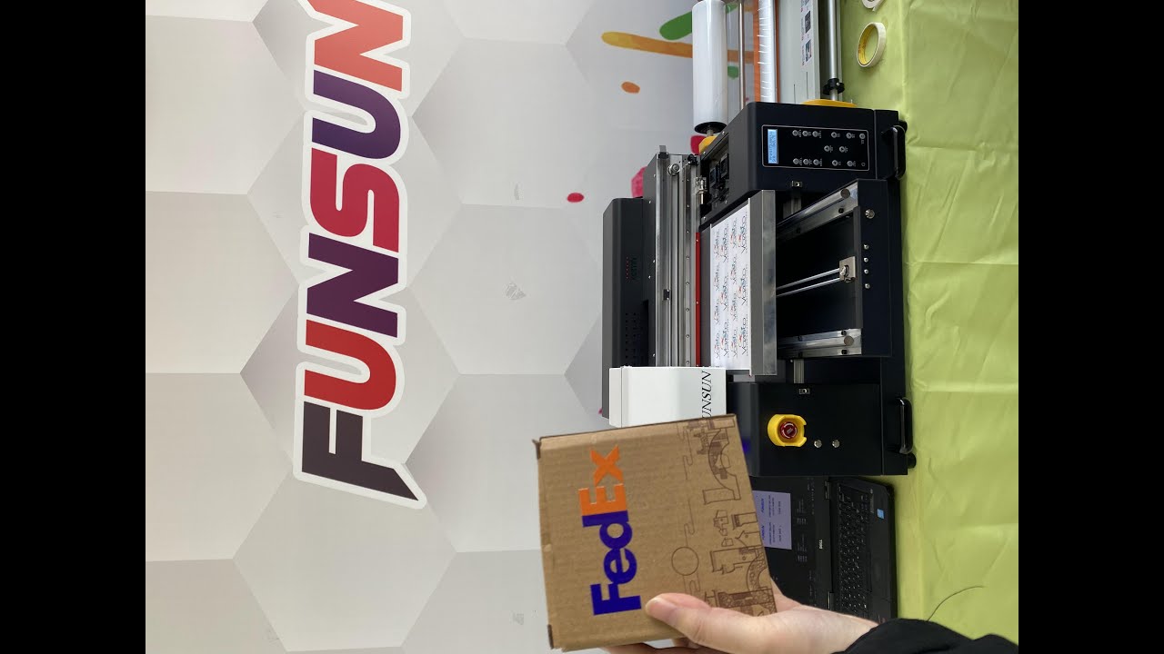 Funsun UV label sticker printer, more than a normal UV printer,2022 new ...