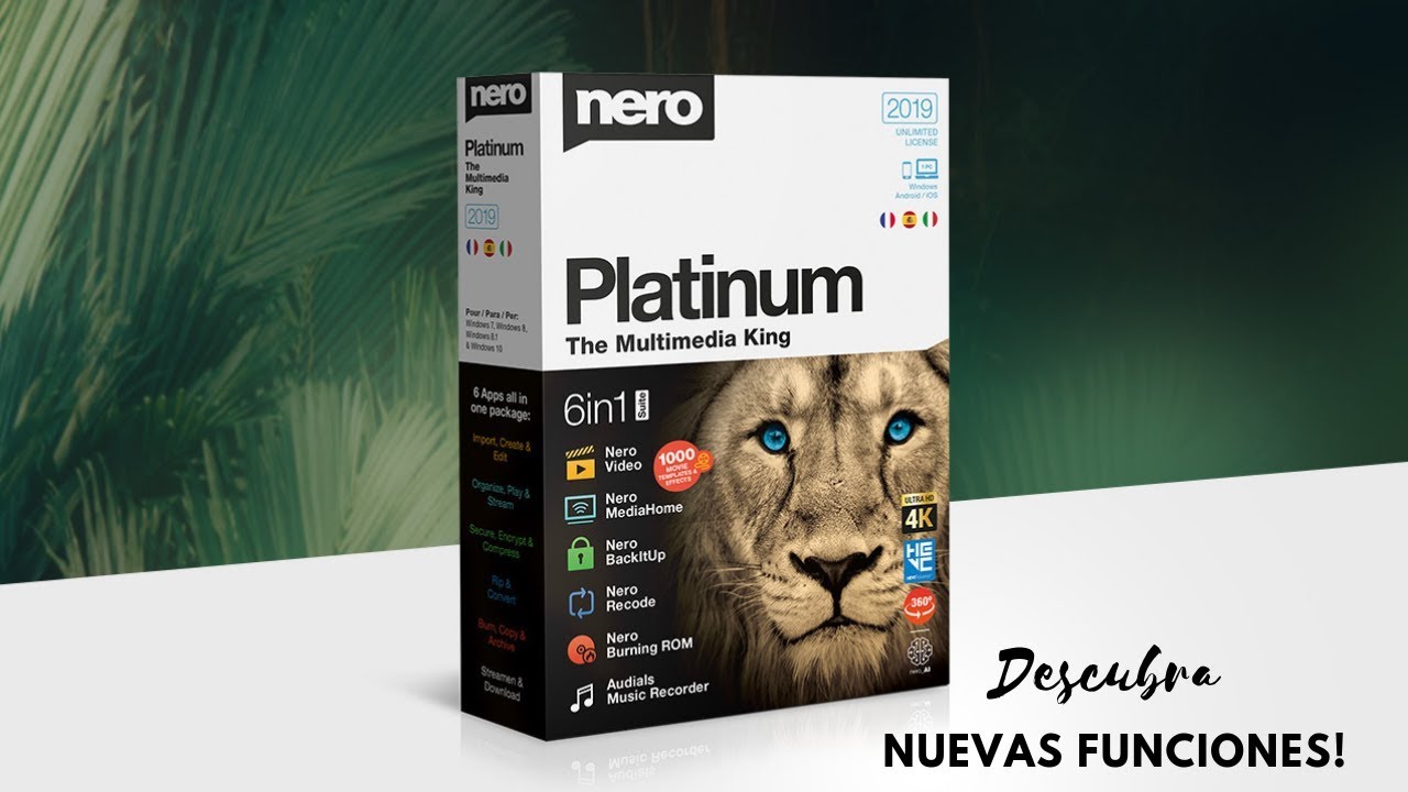 ¿Que es nuevo en Nero Platinum 2019? | Video del Producto - YouTube