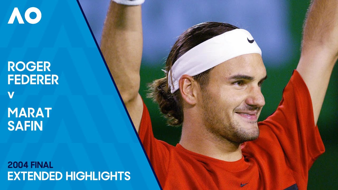 Roger Federer v Marat Safin Extended Highlights | Australian Open 2004 ...