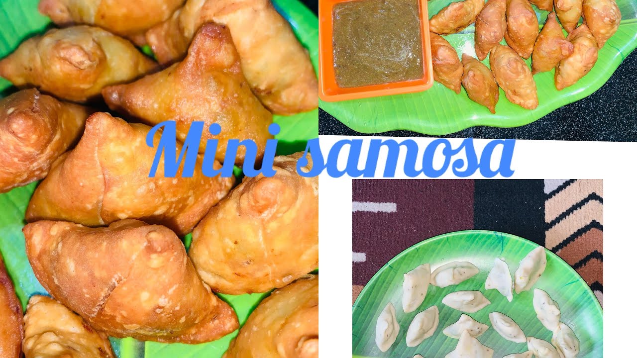 Homemade Mini Samosas | PartySnack | Step by Step Recipe|Best Mini ...