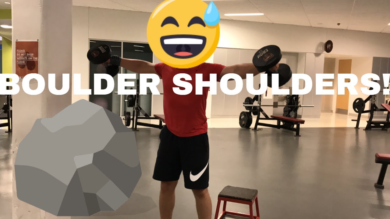 BOULDER SHOULDER WORKOUT - YouTube
