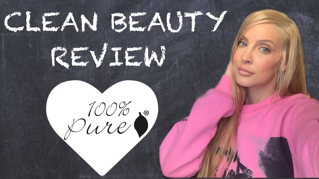full face of clean beauty | 100 percent pure cosmetics - YouTube