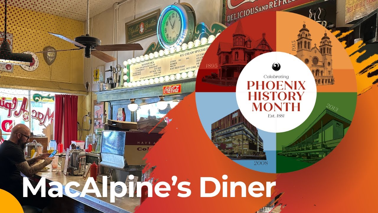 MacAlpine's Diner & Soda Fountain - Phoenix History Month - YouTube
