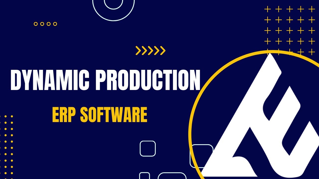 Dynamic Production ERP Software - YouTube
