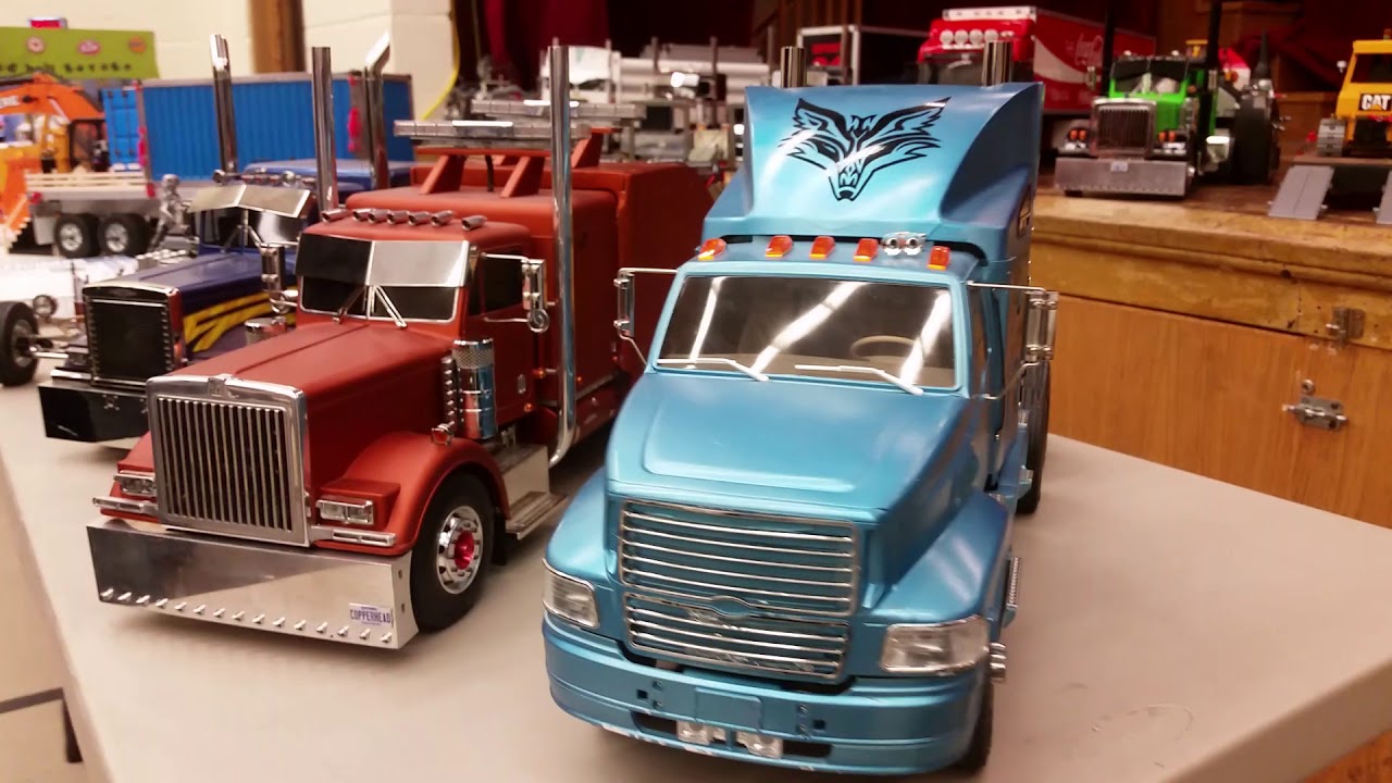 My RC Truck Club display at Model Show - YouTube