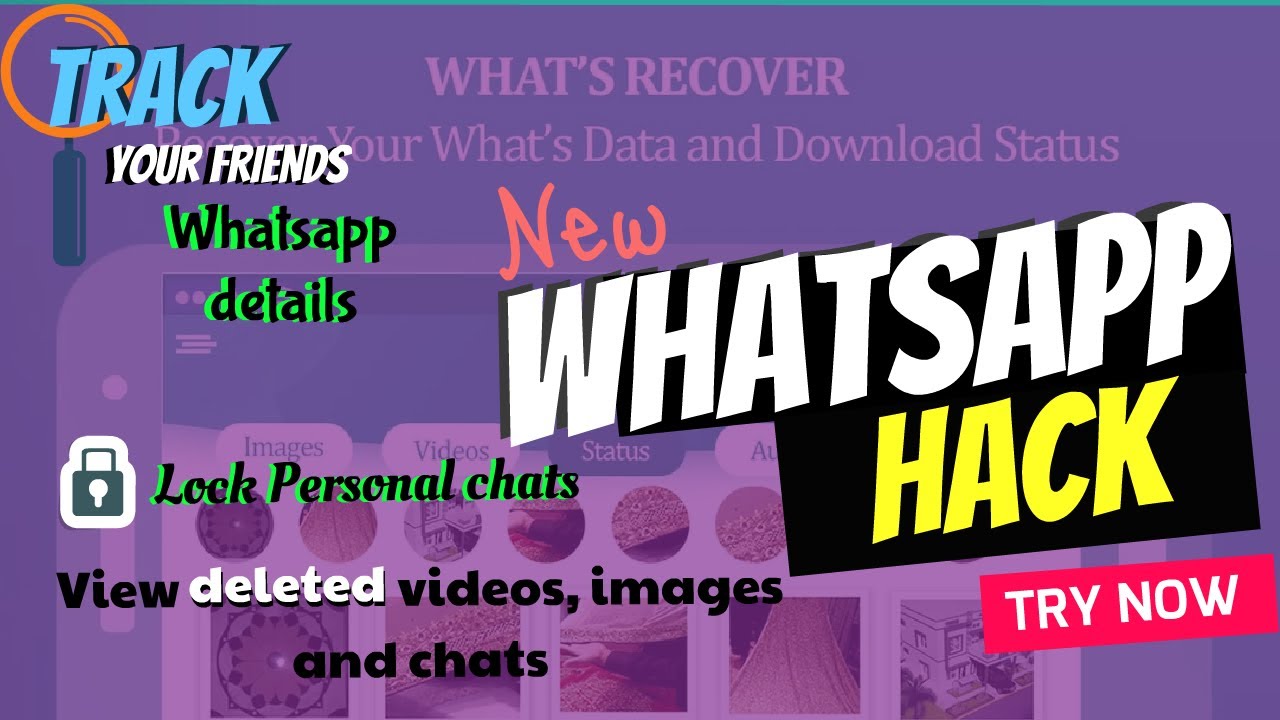 Whatsapp new hack 2020 | View deleted chats videos and images | Lock ...