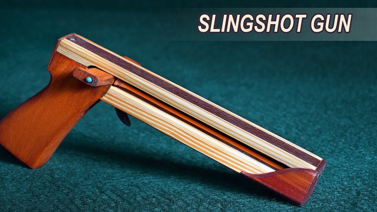 Wooden Slingshot Gun