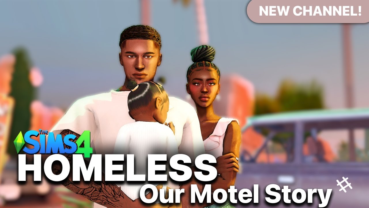 The Sims 4 Let’s Play — Homeless: Our Motel Story 🛏️ | Ep. 1 - YouTube