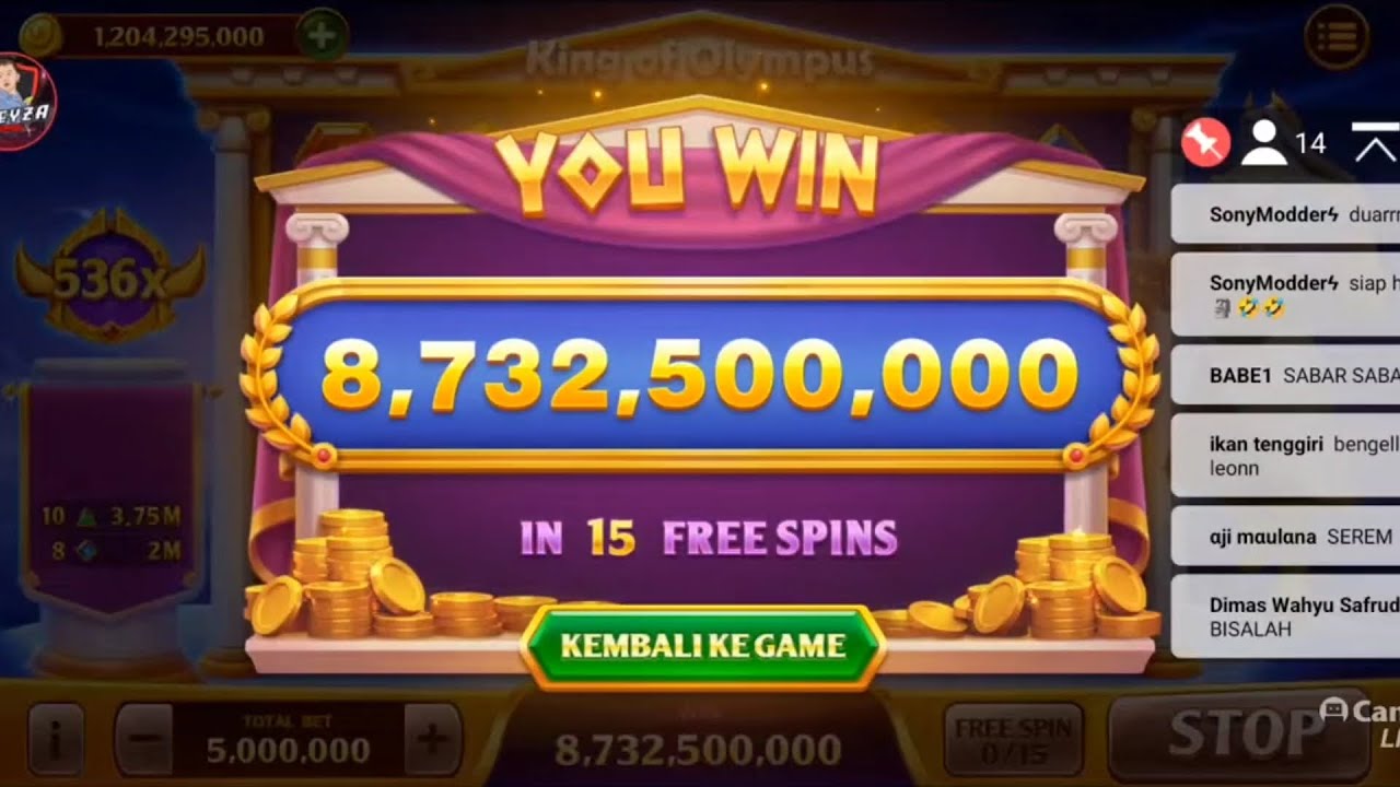 BET 2M UP 10B ZEUS X500 KONEK #higgsdominoisland #zeus #zeusslot #x500 ...