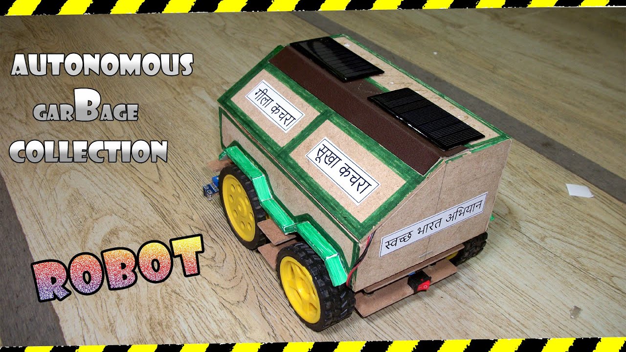 How To Make Door to Door Garbage Collection Robot - YouTube
