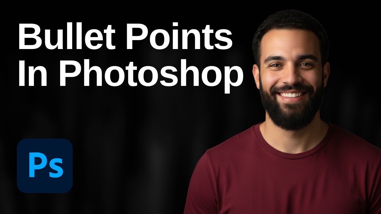 How To Do Bullet Points In Photoshop (2026 Easy Guide) - YouTube