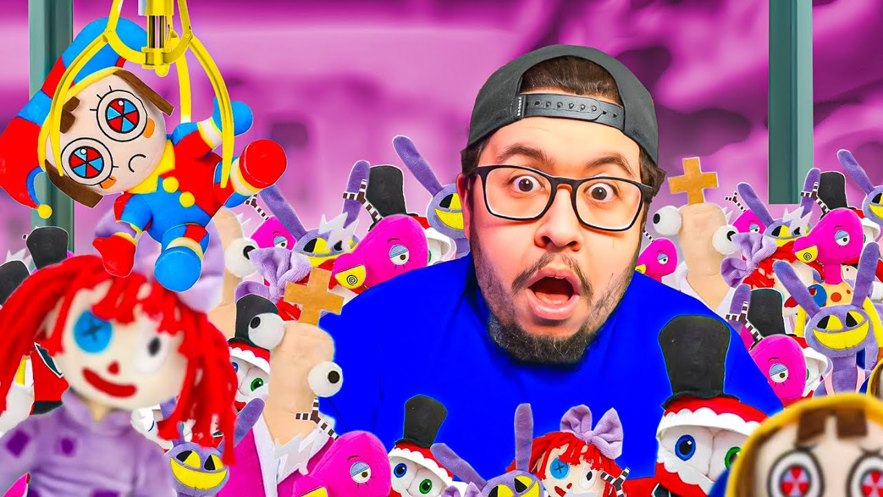 Every Amazing Digital Circus Plush Claw Machine - YouTube