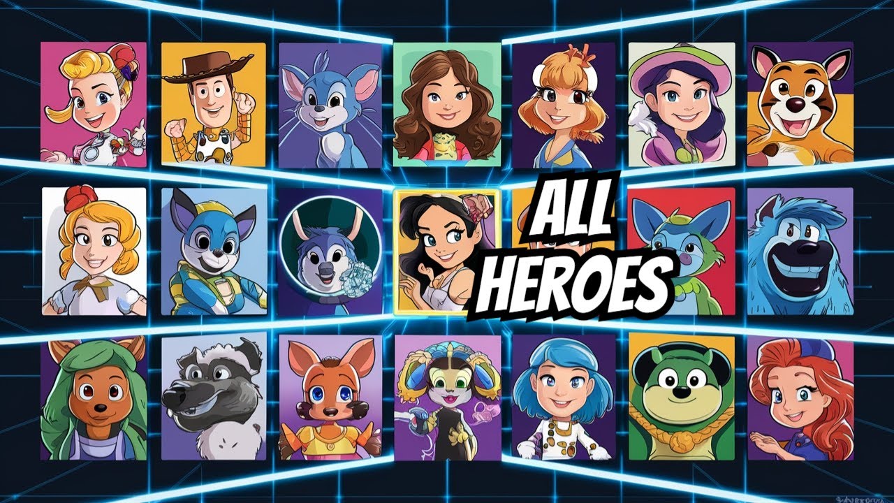 The COMPLETE Disney Heroes Collection - YouTube