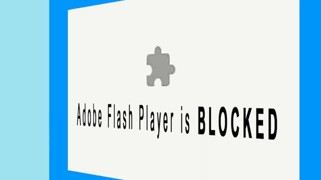 Fix Adobe Flash Player Blocked on Chrome Browser - YouTube