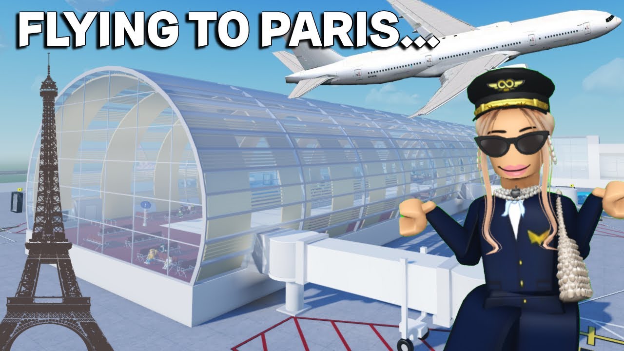 I FLEW TO PARIS In Cabin Crew Simulator | roblox - YouTube