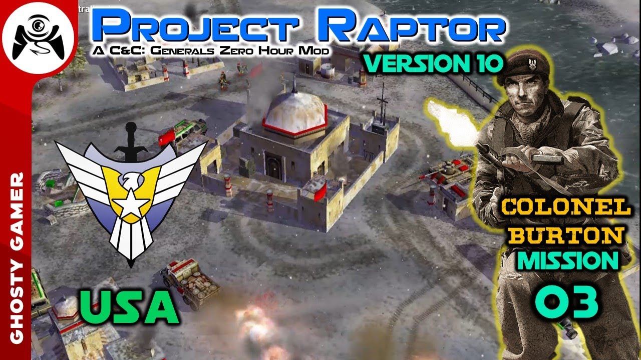 Project Raptor V10 - USA Mission 3 - Generals ZH - YouTube