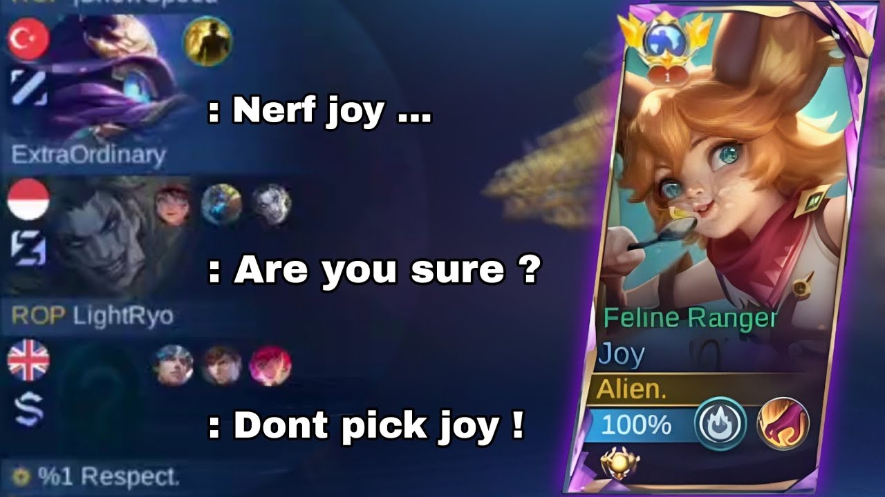 JOY NEW PERFECT BUILD FOR NEW UPDATE!! (Must try!!) - YouTube